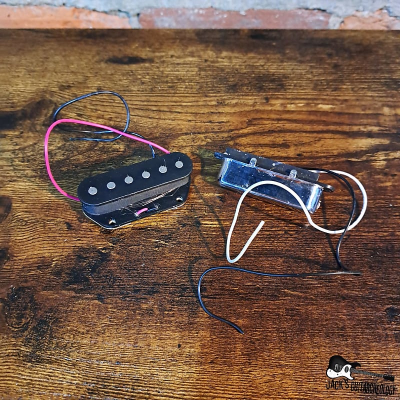 Squier Telecaster Pickups (2010s - Chrome/Black) | Reverb