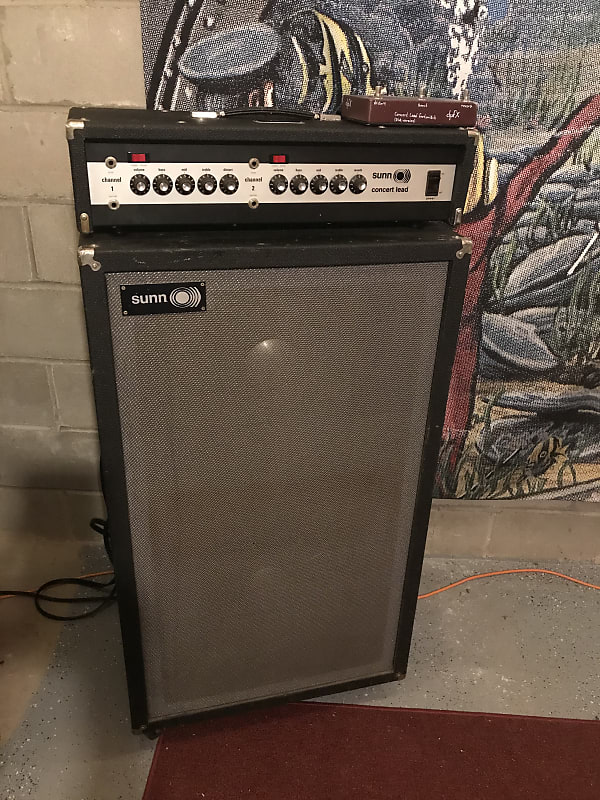 Sunn Concert Lead 1974 Head and Cab | Reverb