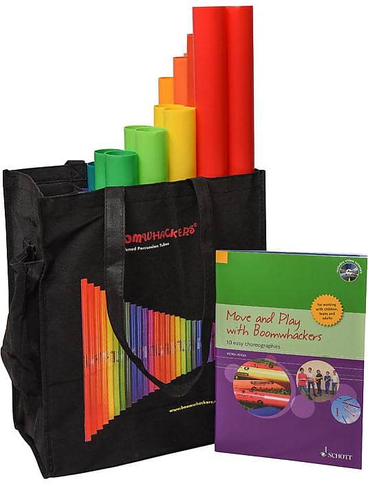Boomwhackers 25-piece Move and Play with Boomwhackers Set | Reverb