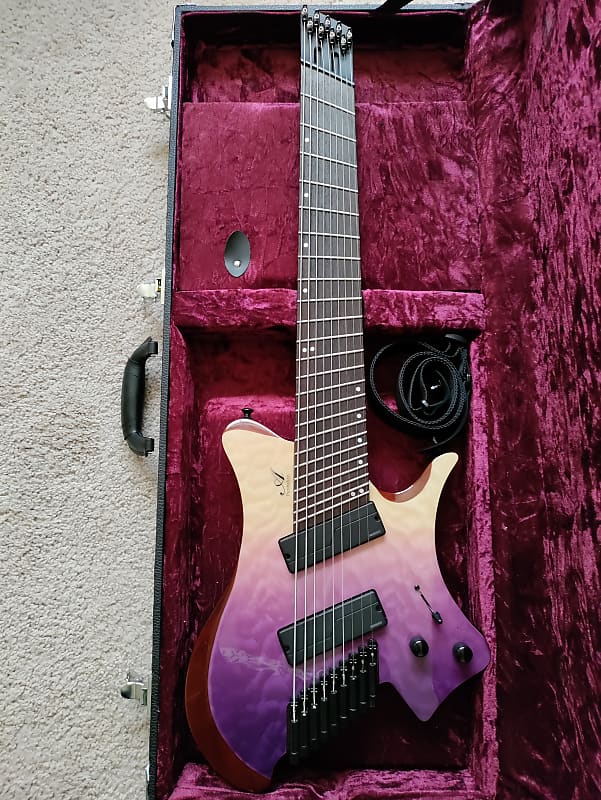 Agile Perihelion Pro 92528 Headless 9 string 2022 - Purple | Reverb