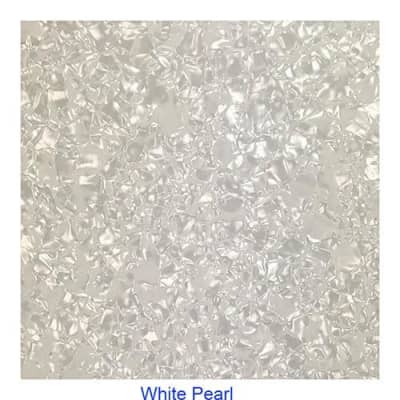 Custom Pickguard Material - Free Shipping - White Pearl | Reverb