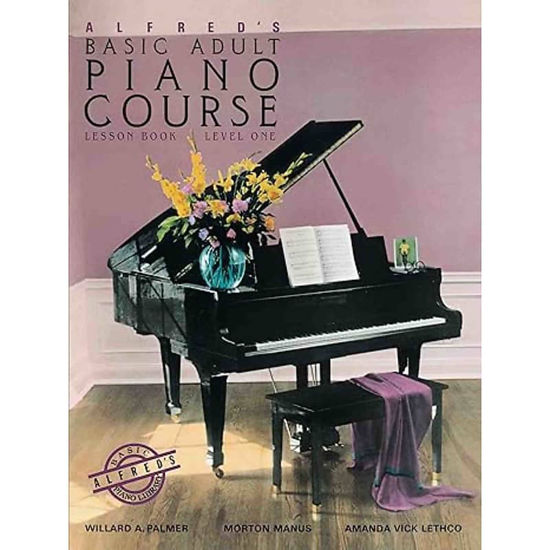 Alfred's Basic Adult Piano Course: Lesson Book 1 w/ CD | Reverb