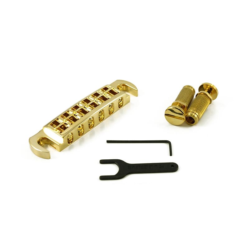 Tailpiece Wraparound W/SPRS2 (For PRS)-Gold | Reverb Canada