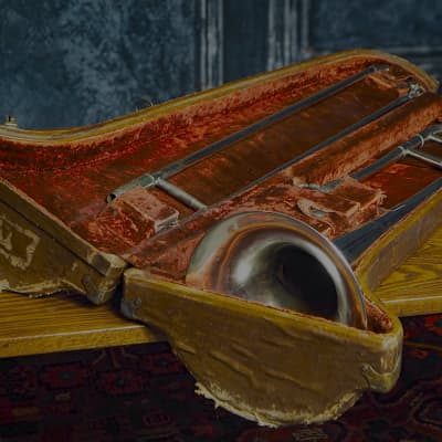Buescher Trombone True Tone "The 400" 1930s - 1950s Silver | Reverb