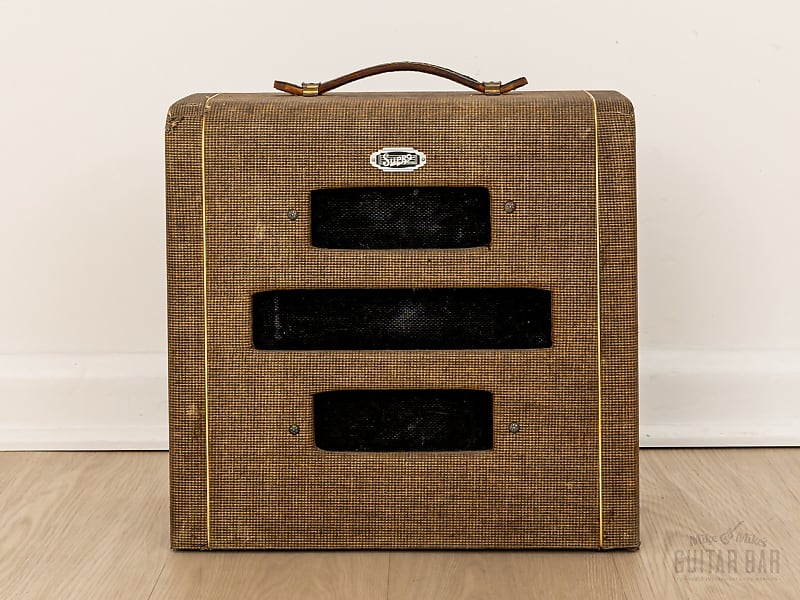 1949 Supro Supreme 1600 1x10 Vintage Tweed Tube | Reverb Australia