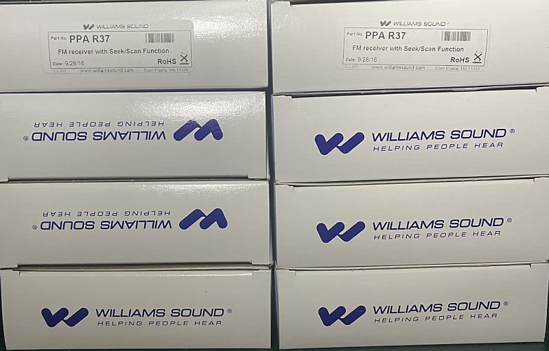 8 Williams Sound PPA R37 Recievers | Reverb