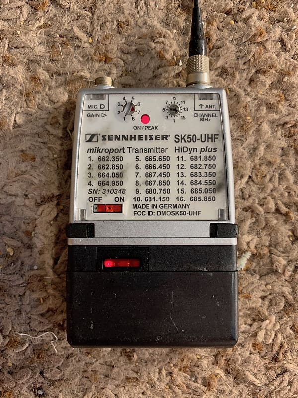 Sennheiser SK50 UHF 662-686 mikroport wireless bodypack | Reverb