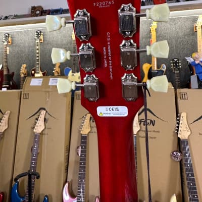 FGN Fujigen Guitars FUJIGEN LP STANDARD Super Flame Top | Reverb