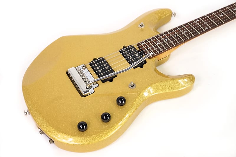 Ernie Ball Music Man John Petrucci JP6 Gold Sparkle fully | Reverb
