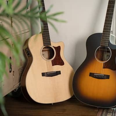 Cort GA1E Grand Auditorium Acoustic-Electric Cutaway Body | Reverb