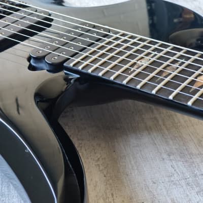2001 B.C Rich USA 7-String Neckthrough Mockingbird (Black) | Reverb