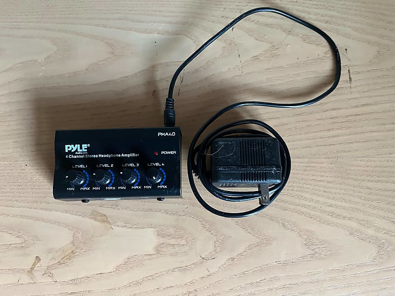 Pyle 4-Ch. Stereo Headphone Amplifier PHA40 | Reverb