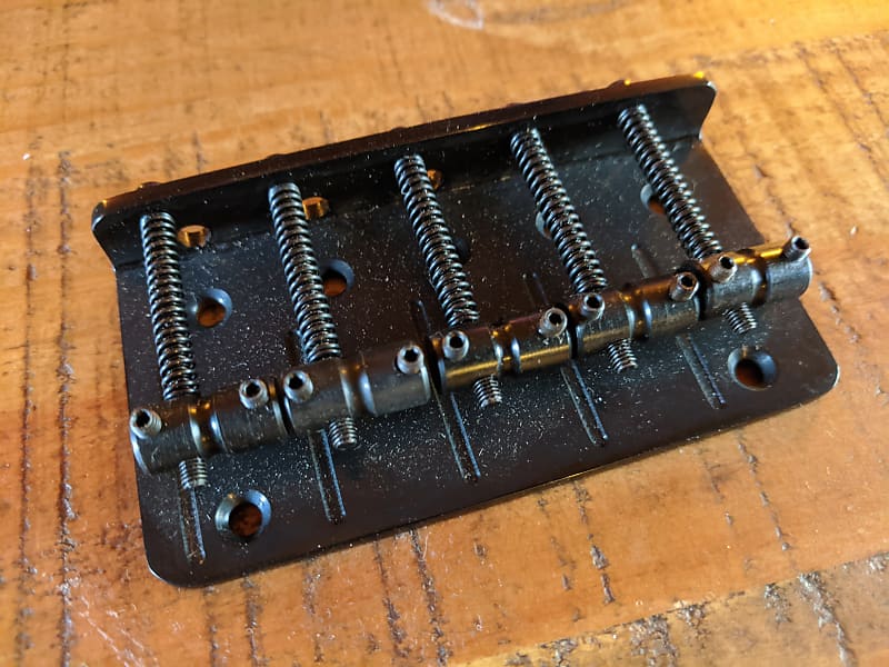 Gotoh Vintage Style 5 String Bass Bridge 1990's Black | Reverb