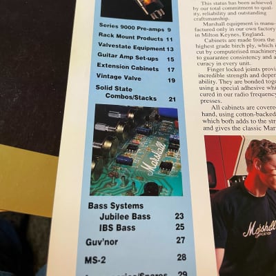 Asst. Vintage Marshall Amplifier Catalogs/sheets | Reverb