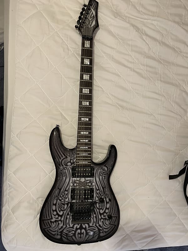 Dean Custom 450 Floyd Graphite | Reverb UK