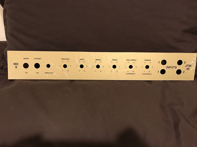 Marshall JTM 45 faceplate | Reverb