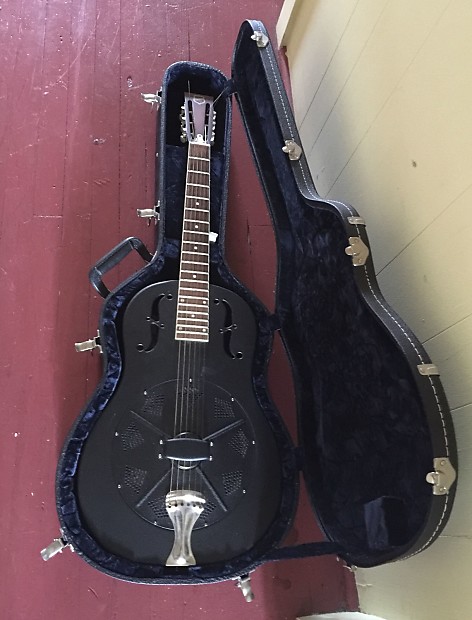 National Delphi Reso-Phonic Steel Body Resonator Acoustic | Reverb