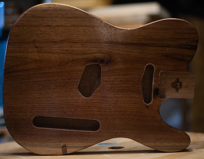Handmade custom Telecaster Walnut wood project build | Reverb