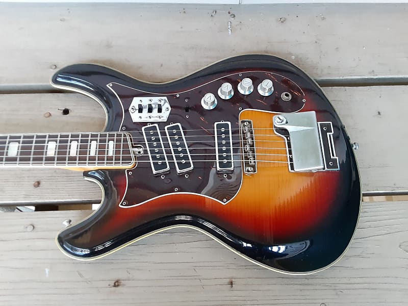 Vintage 1969 Silvertone 1445 Electric Guitar! Rare Model! | Reverb