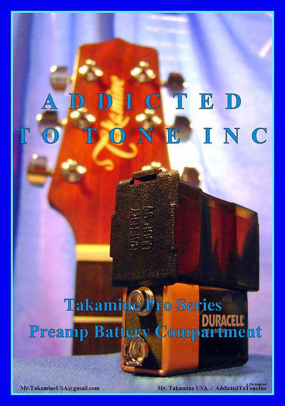 Takamine CT4B CT4BII N4B, Graph EX, CTF-2N Pro Series Preamp | Reverb