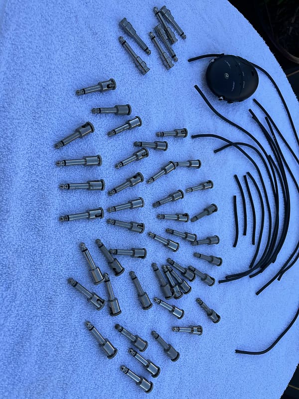 George L's solderless cable making kit 2020 - silver/black | Reverb