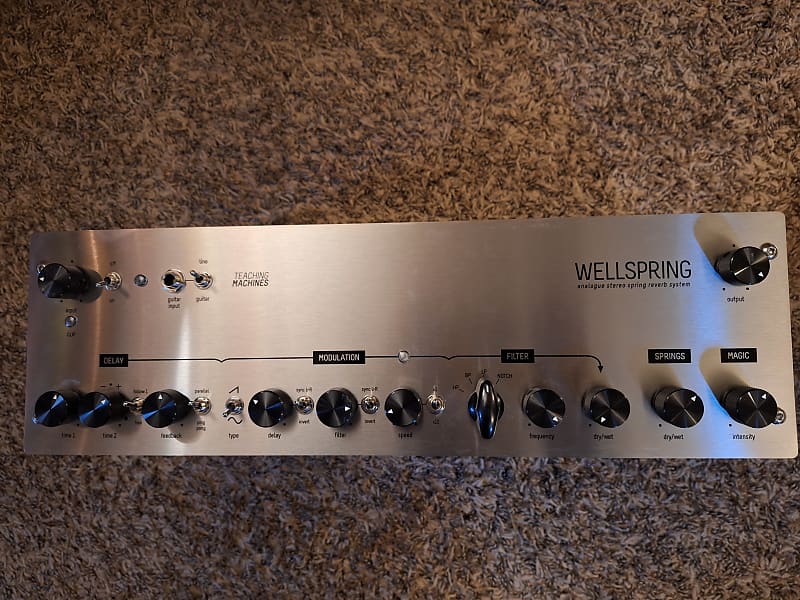 Teaching Machines Wellspring Stereo Spring Reverb and Delay | Reverb
