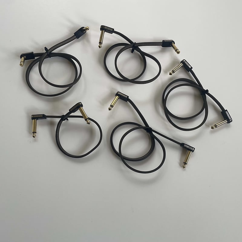 5x EBS High Performance Flat Patch Cables 2020s | Reverb