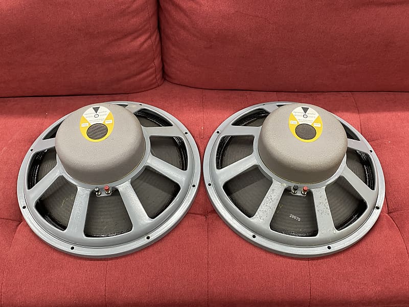 JBL D140F-6 15" Speaker Pair 1970's 16ohm | Reverb