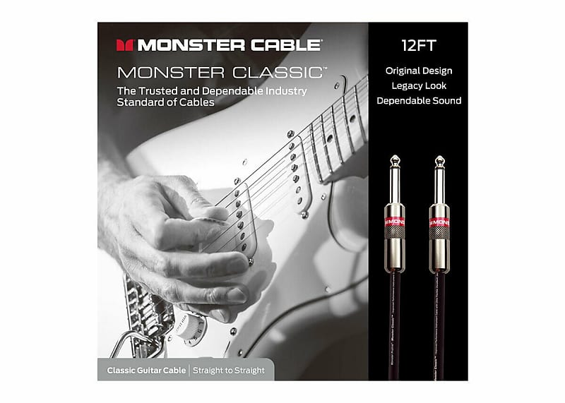 Monster Prolink Instrument Cable 12' Classic | Reverb