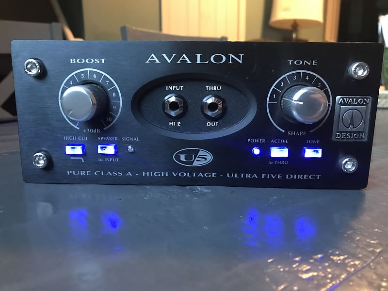 Avalon Direct Box U5 Pure Class A Instrument DI-Pre Amplifier | Reverb