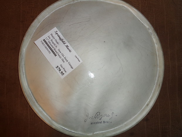 vintage nos Joe Rogers Jr Minstrel Band 11" banjo head | Reverb
