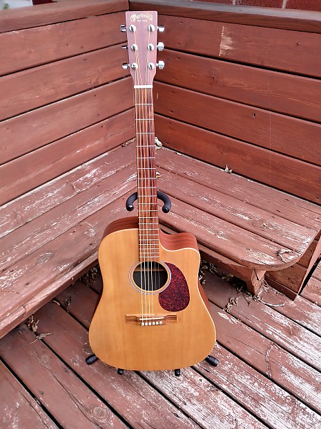 Martin DCX1E full size guitar with hardshell case | Reverb
