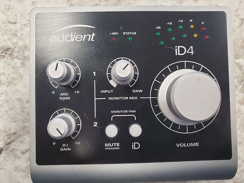 Audient iD4 MKII 2-in/2-out USB Audio Interface 2015 - Black | Reverb
