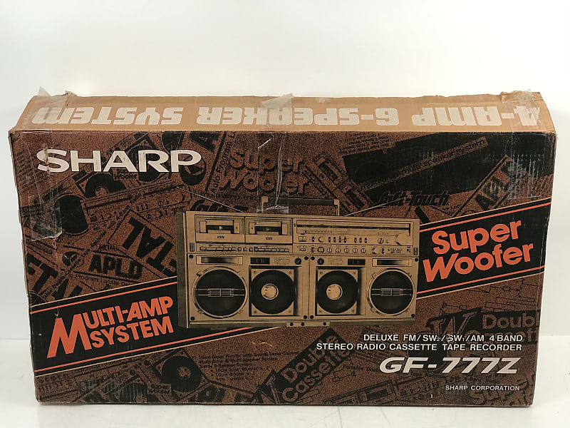 Sharp GF-777Z Vintage Boombox Rare in Original Box | Reverb