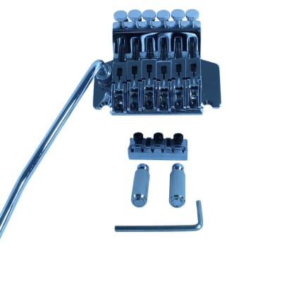 Double locking tremolo bridges - Chrome | Reverb UK