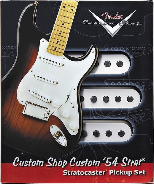 Fender Custom Shop '54 Stratocaster pickups White | Reverb