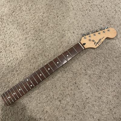 Squier Mini Stratocaster Neck - Natural With Tuners | Reverb