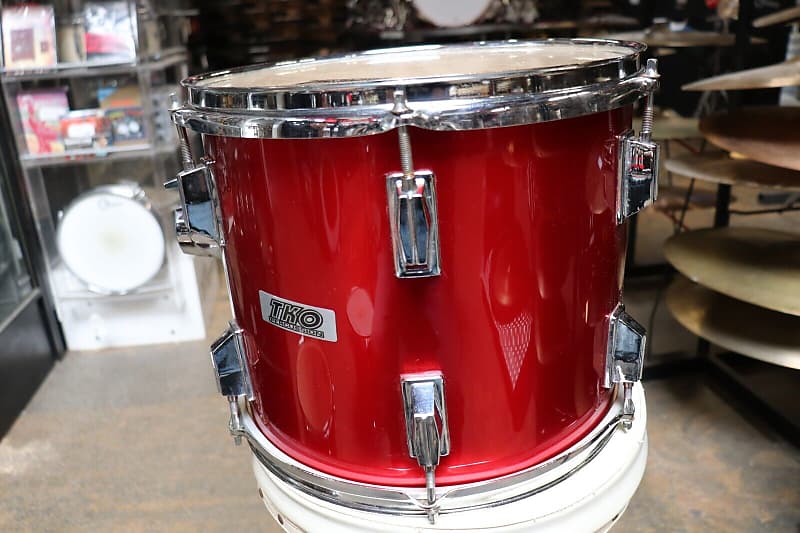TKO Percussion 10X12" Rack Tom Drum Red | Reverb