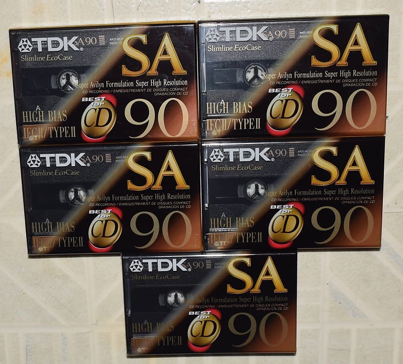 TDK SA90 (X5) High Bias Type II Audio Cassette | Reverb Australia