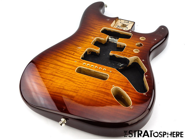 Fender Stratocaster Flame PLUS Top Strat BODY Stratocaster | Reverb