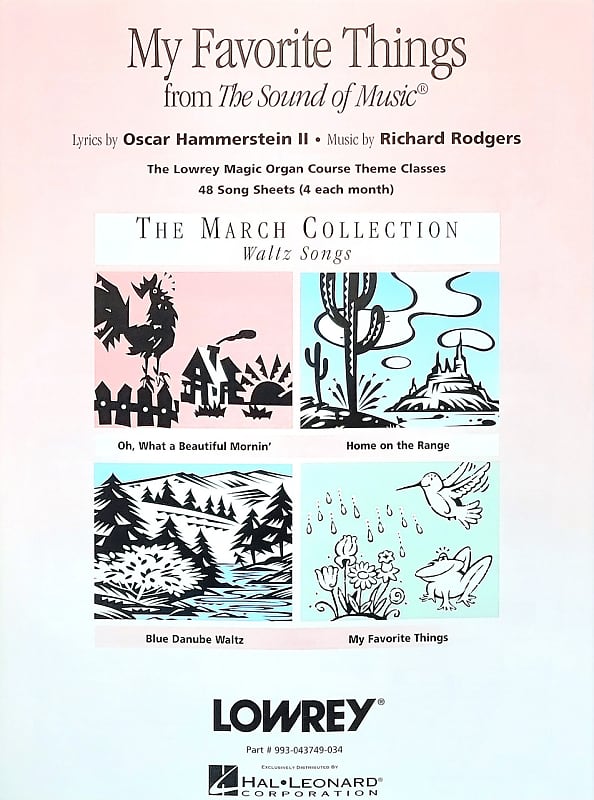 My Favorite Things - Lowrey EZ Play Sheet Music | Reverb