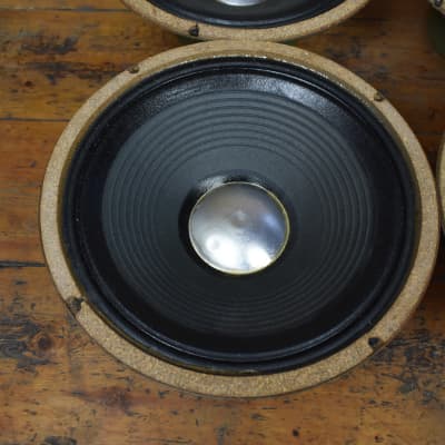 Quad of original Rola Celestion Greenbacks from 1973 G12H | Reverb