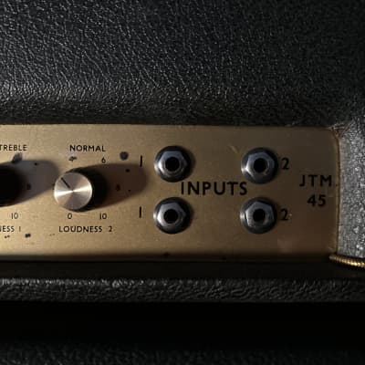 1966 Marshall JTM45 & 4x12 Cab Stack- Gary Moore Owned！Black | Reverb