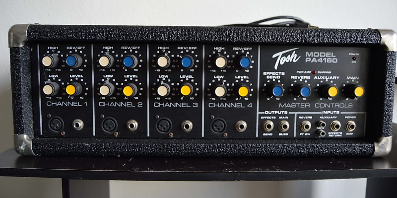 Tosh Model PA 4160 4 Channel Powered Mixer | Reverb