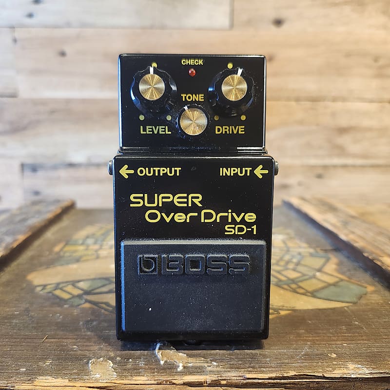 Boss Super Overdrive SD-1 Pedal 40th anniversary brown | Reverb