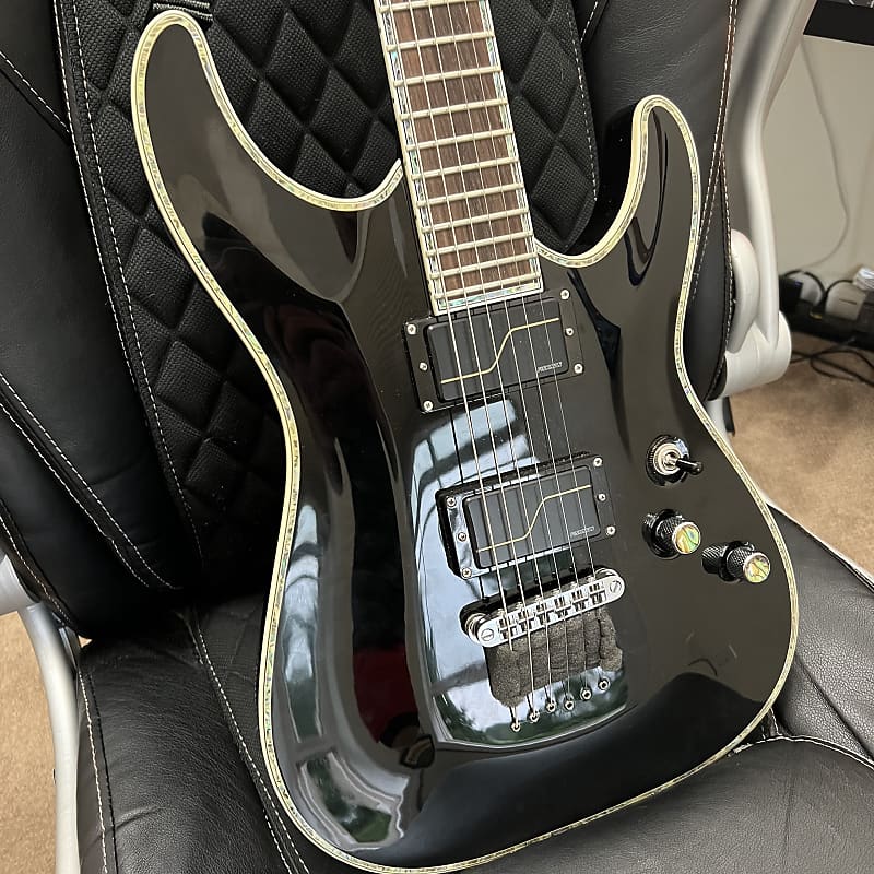 Schecter C1 Diamond Series 2005 - Black | Reverb
