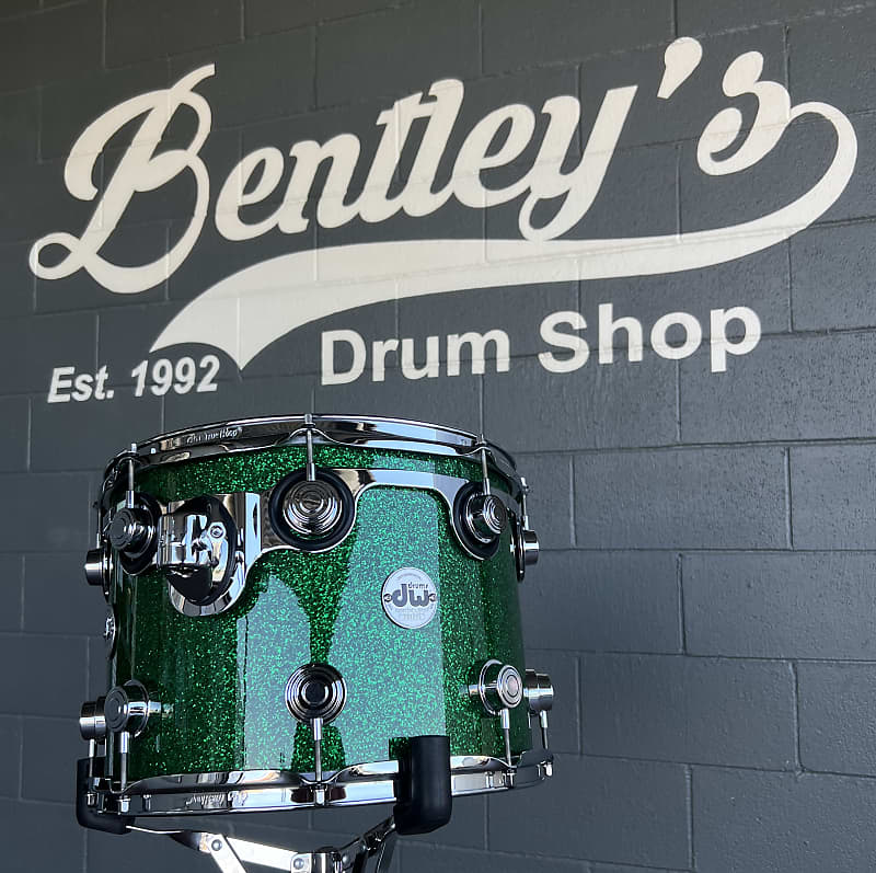 DW Collector's Series SSC Maple 10x14" Rack Tom in Green | Reverb