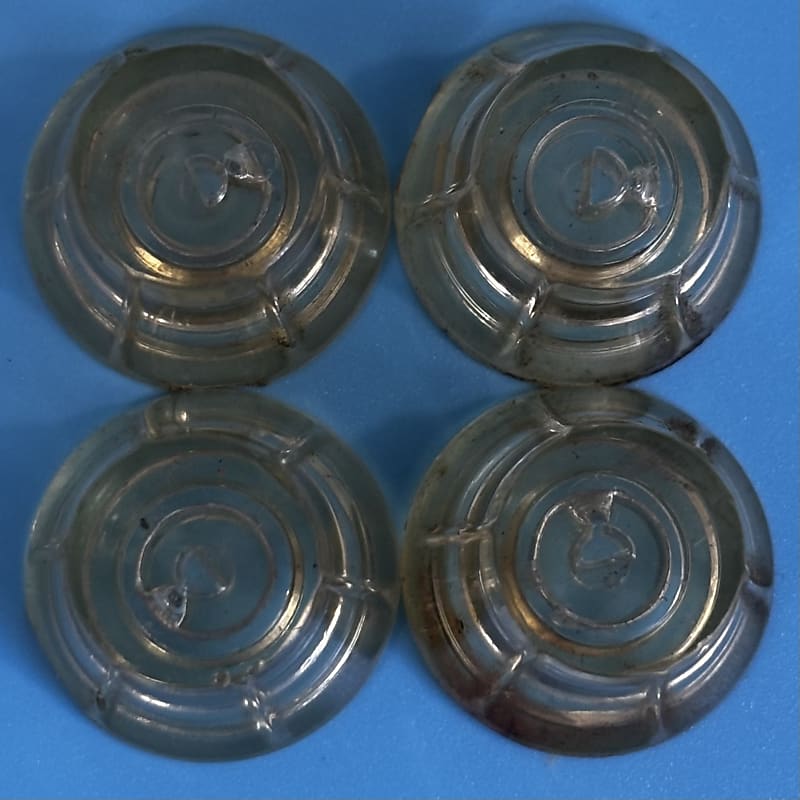 1960s Harmony / Silvertone Vintage Small D-shaft Knobs X4 | Reverb
