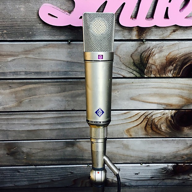 Neumann U89 first series - vintage microphone + swivel + box | Reverb