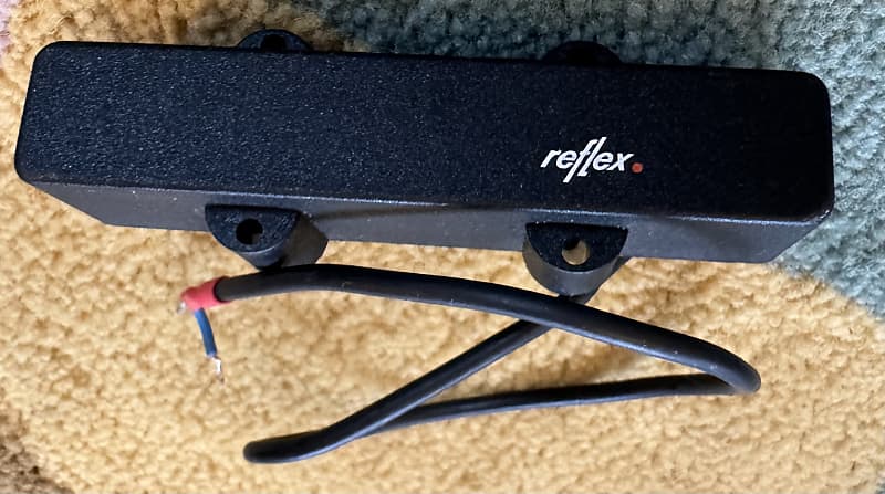 Reflex Red active bass pickup 80s - Black | Reverb